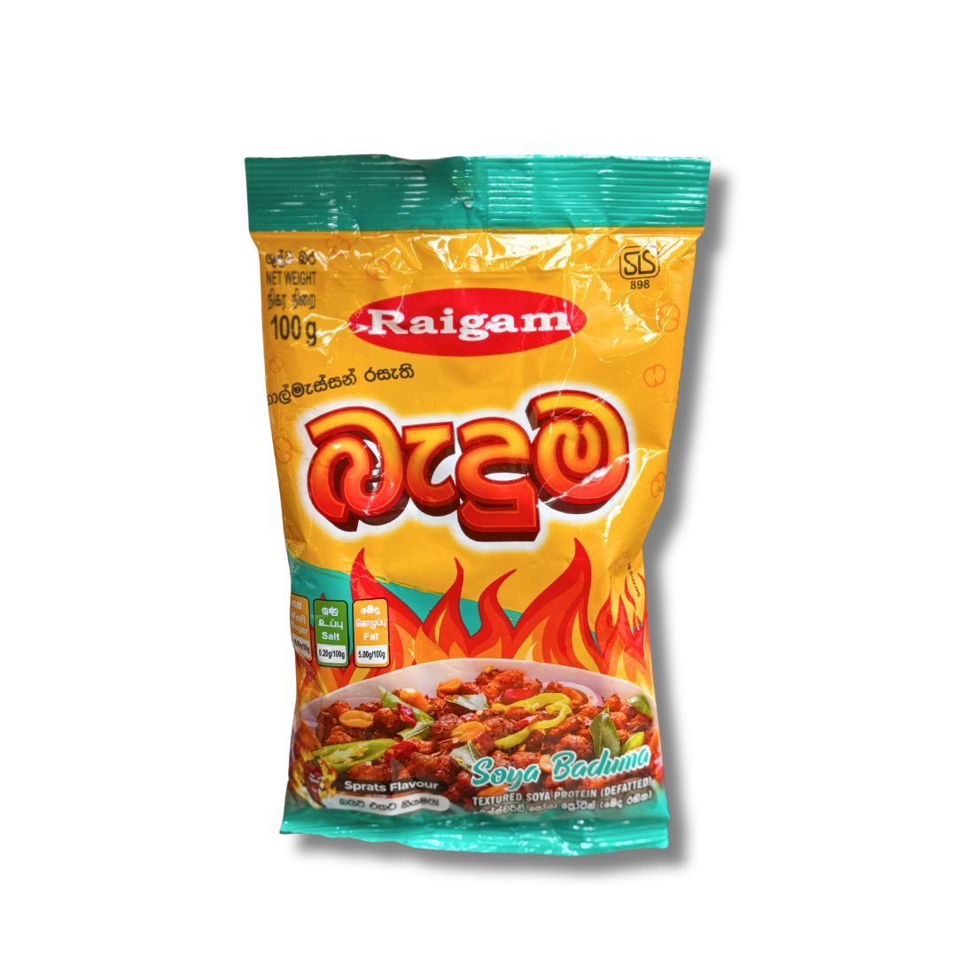Raigam baduma sprats flavour soya 100g - colombobrothers.com.au