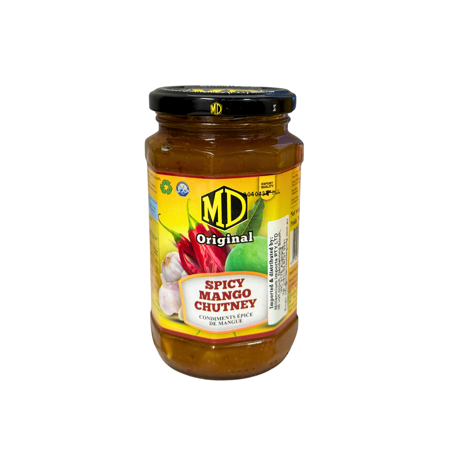 MD Spicy Mango Chutney 460g - colombobrothers.com.au